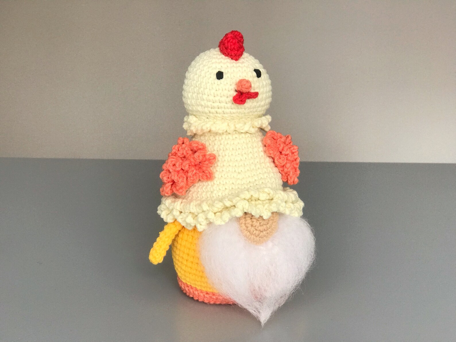 Easter Chicken Gnome Crochet Pattern PDF Chicken Egg Pattern | Etsy