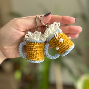 St. Patrick Beer Keychain Crochet Pattern Crochet Keychain Amigurumi ...
