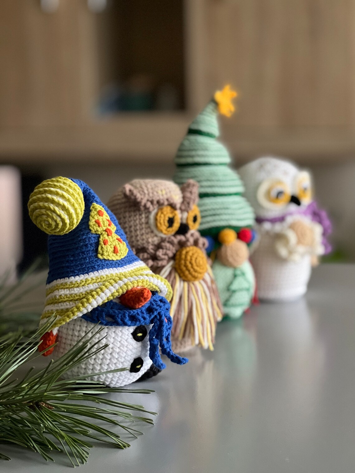 Christmas Crochet Gnome Patterns Bundle PDF Crochet Owls Gnomes ...