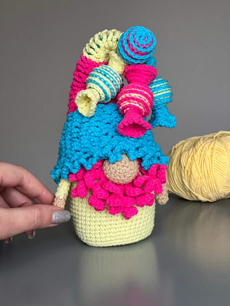 Crochet Candy Gnome Pattern PDF Amigurumi Sweets Pattern - Etsy