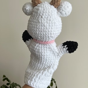 Cow Hand Puppet Pattern PDF Crochet Cow Farm Toys for Puppet Show ...