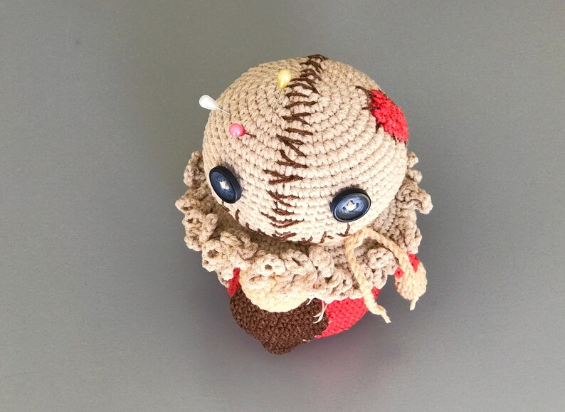 Amigurumi Sam Gnome Crochet Pattern PDF Creepy Sam Halloween | Etsy