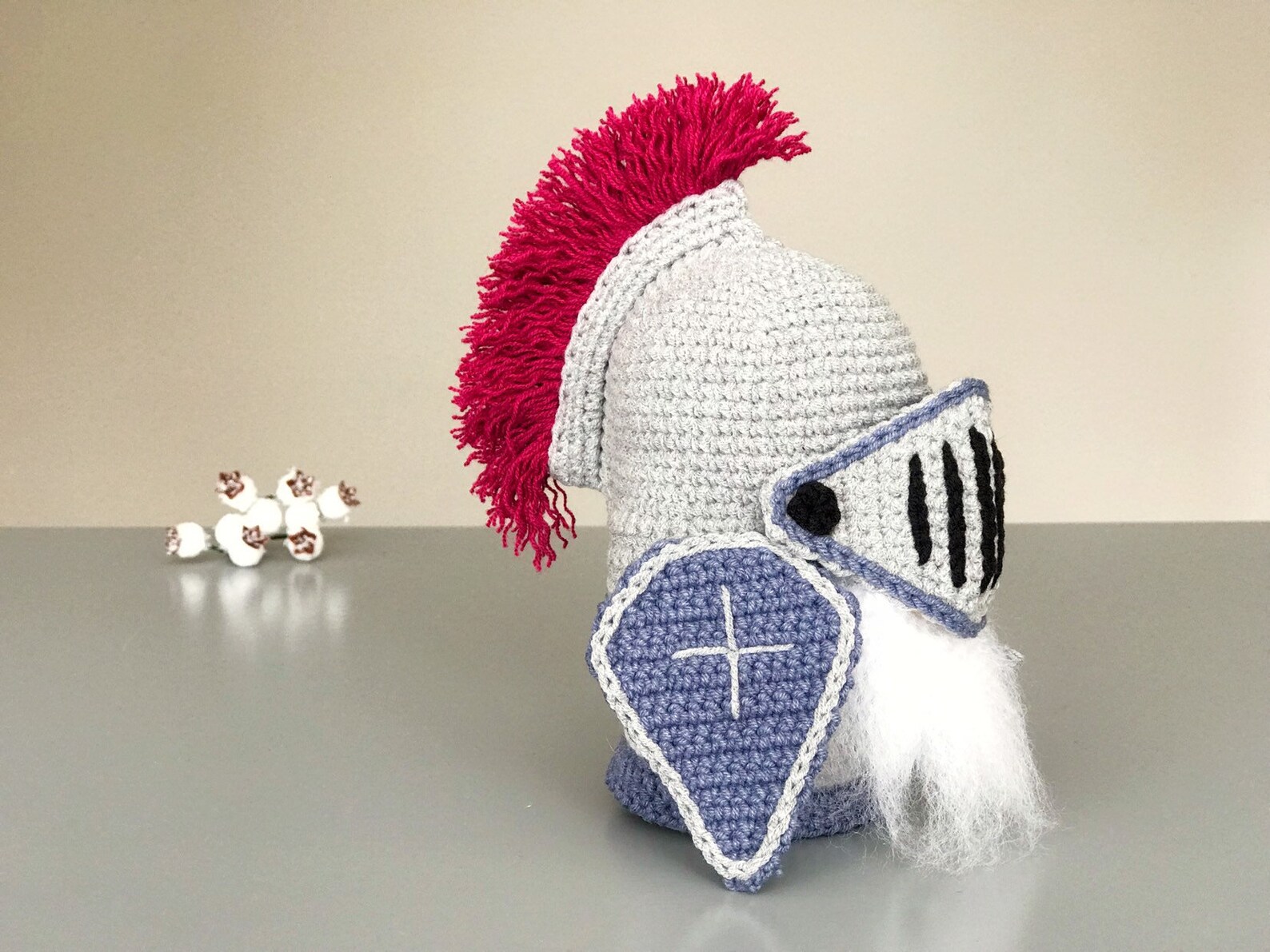Knight Gnome Crochet Pattern PDF Knight Amigurumi Knight Pattern ...