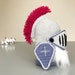Crochet Viking Gnome Pattern PDF Crochet Knight Pattern Knight Helmet ...