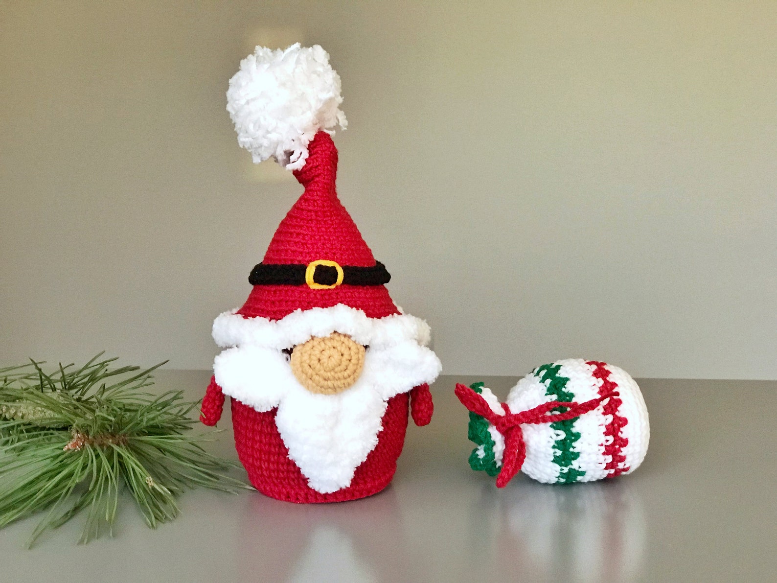 Santa Claws Gnome Crochet Pattern PDF Crochet Santa Amigurumi Christmas ...