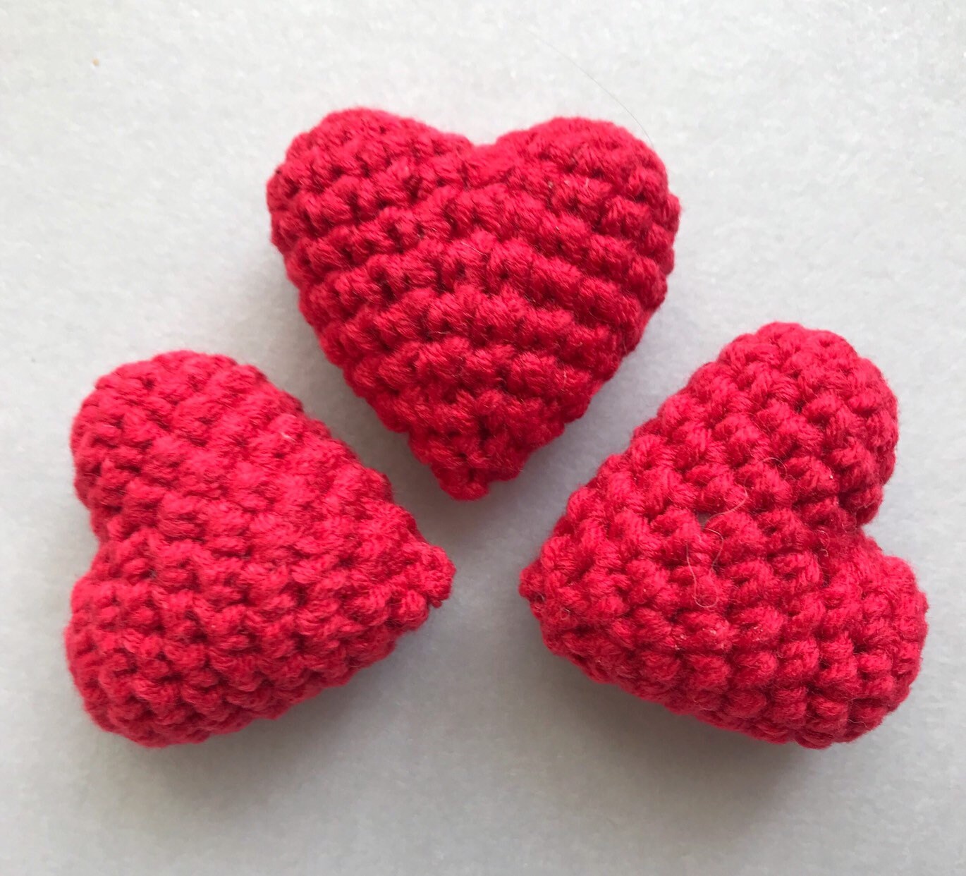 Crochet Valentine Heart Pattern Pattern Crochet Heart Applique - Etsy