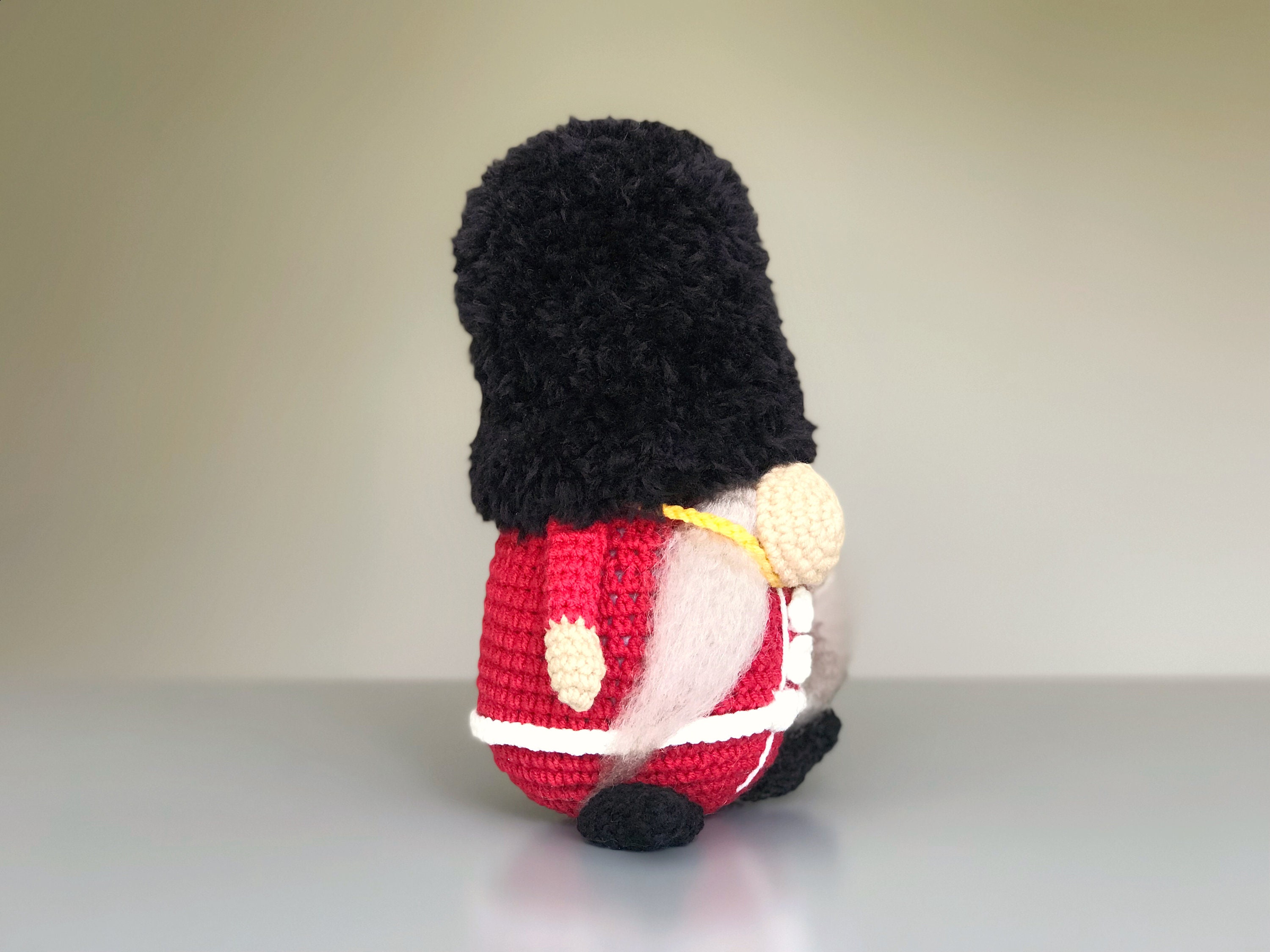 Crochet Queen's Guard Gnome Pattern PDF Royal Guard Amigurumi Guard ...