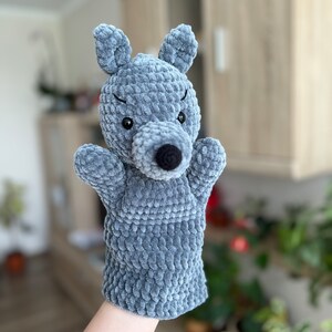 Crochet Wolf Hand Puppet Pattern PDF | Wolf Pattern | Wolf Diy | Wolf Amigurumi | Crochet Wild ...