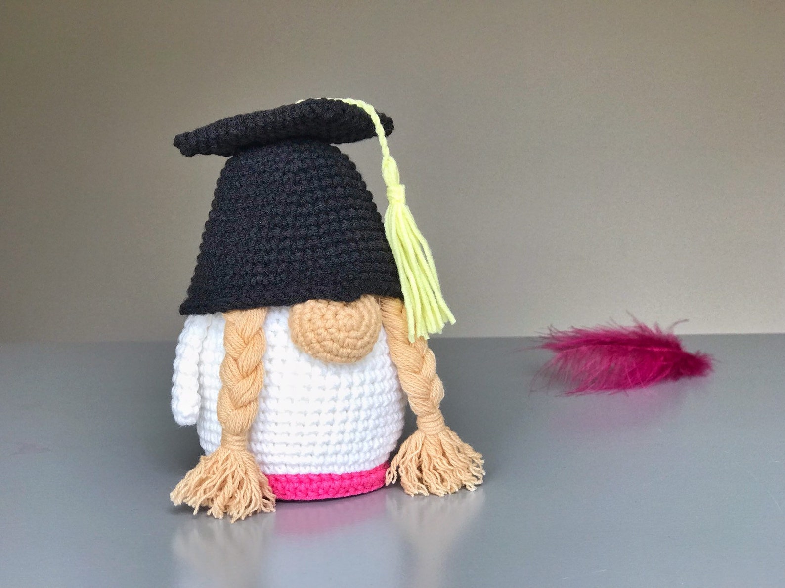 Graduate Gnome Girl Pattern PDF Graduation Crochet Gift | Etsy