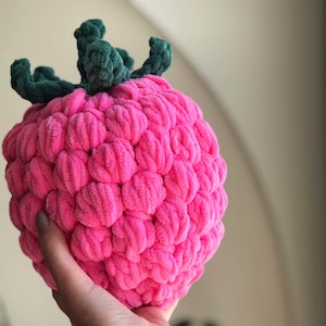 Giant Raspberry Crochet Pattern PDF Crochet Berry Pattern Raspberry ...