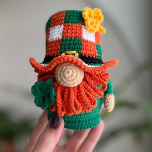 Crochet Ireland Flag Gnome Pattern PDF Crochet Leprechaun Pattern ...