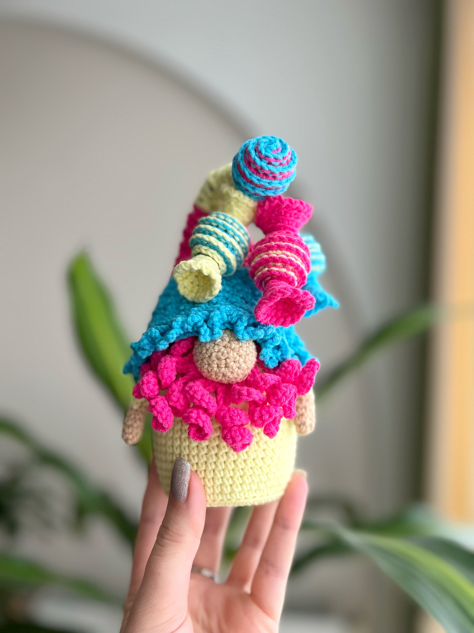 Crochet Candy Gnome Pattern PDF Amigurumi Sweets Pattern Crochet Sweet ...