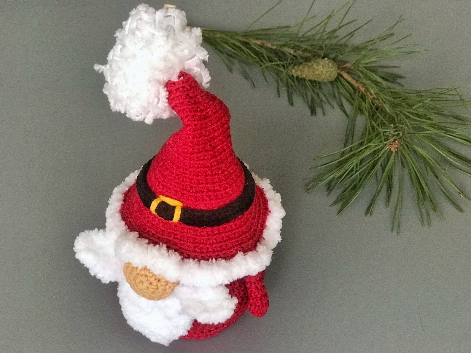 Santa Claws Gnome Crochet Pattern PDF Crochet Santa Amigurumi Christmas ...