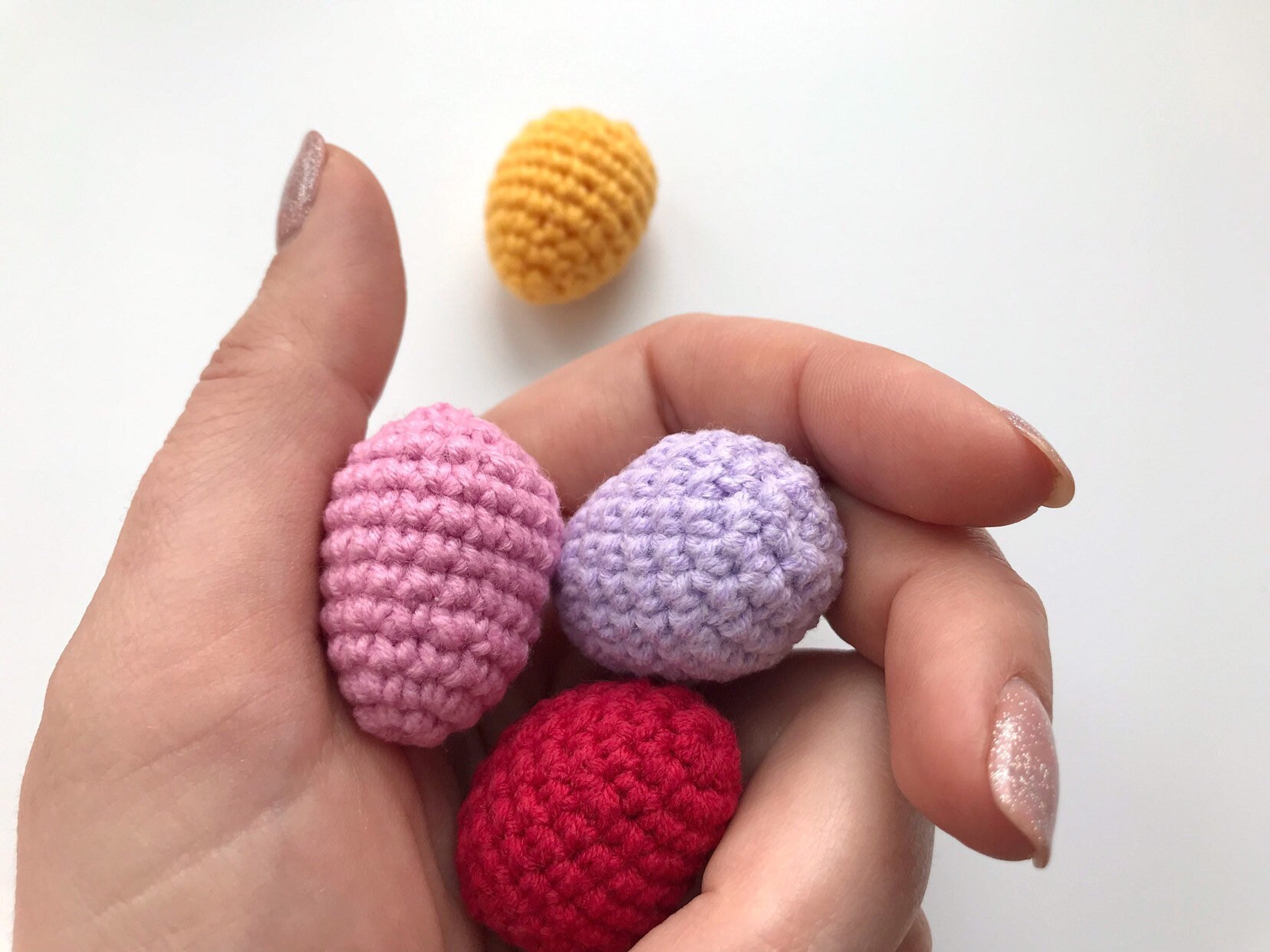 Small Easter Eggs Crochet Pattern PDF | Easter Amigurumi Egg Pattern ...