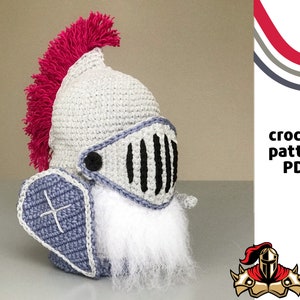 Knight Gnome Crochet Pattern PDF Knight Amigurumi Knight Pattern ...