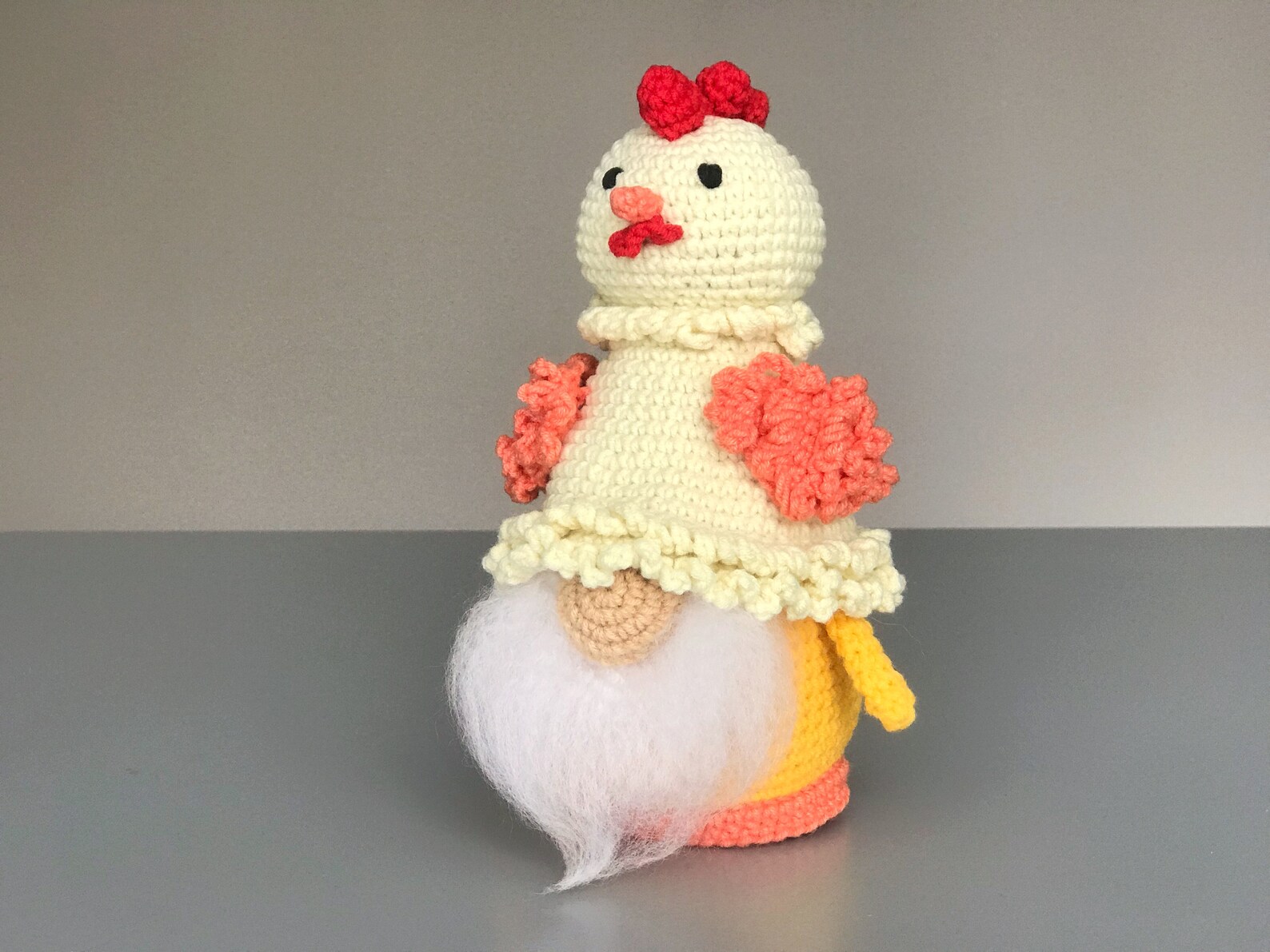 Easter Chicken Gnome Crochet Pattern PDF Chicken Egg Pattern Easter ...