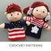 Crochet Boar Hand Puppet Pattern PDF Crochet Amigurumi Hand Puppets ...