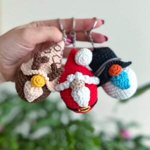 Christmas Keychains Gnomes Patterns PDF Crochet Keychain Patterns ...