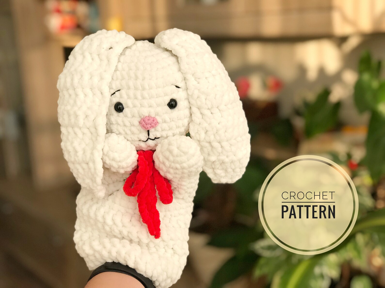 Bunny Hand Puppet Pattern PDF Crochet Hand Puppets Amigurumi - Etsy