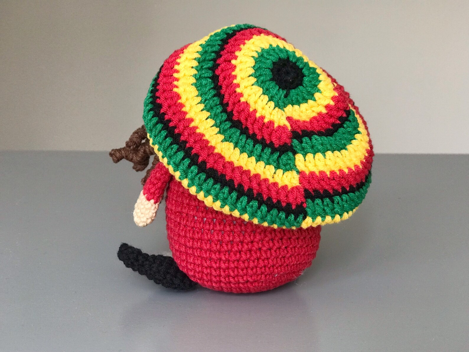 Crochet Rasta Gnome Pattern PDF Smoker Amigurumi Pattern Green - Etsy