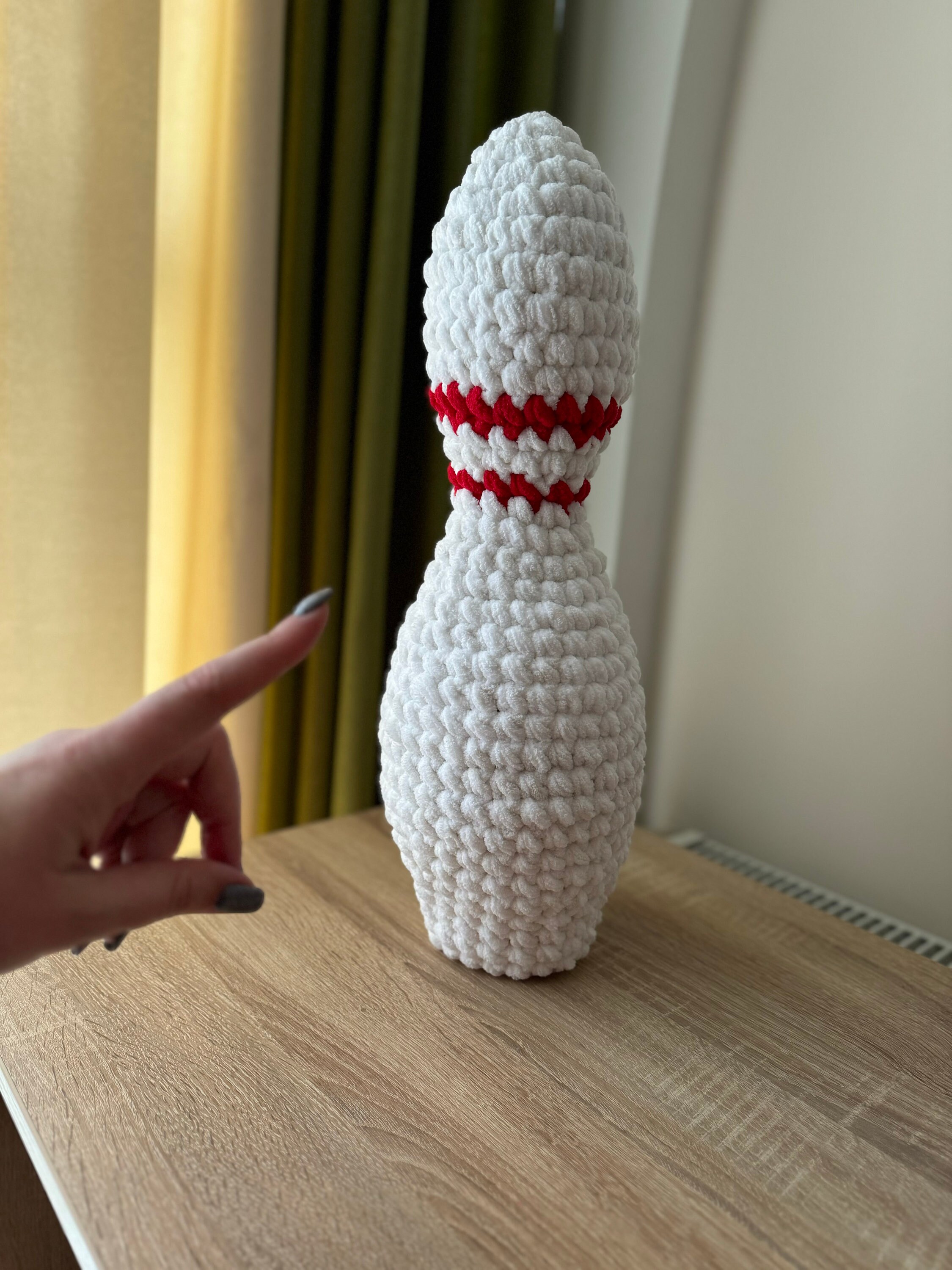 Giant Bowling Pin Crochet Pattern PDF Amigurumi Bowling Pin Giant Toys ...