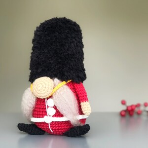 Crochet Queen's Guard Gnome Pattern PDF Royal Guard Amigurumi Guard ...