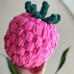 Giant Raspberry Crochet Pattern PDF Crochet Berry Pattern Raspberry ...