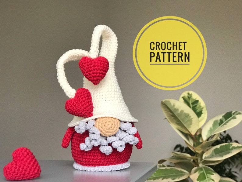 Crochet Gnome Pattern PDF Crochet Gnome Pattern | Etsy