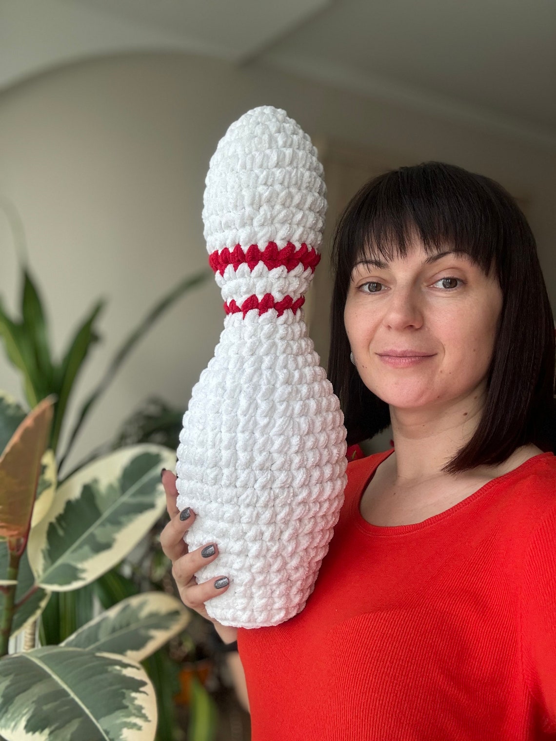 Giant Bowling Pin Crochet Pattern PDF Amigurumi Bowling Pin Giant Toys ...