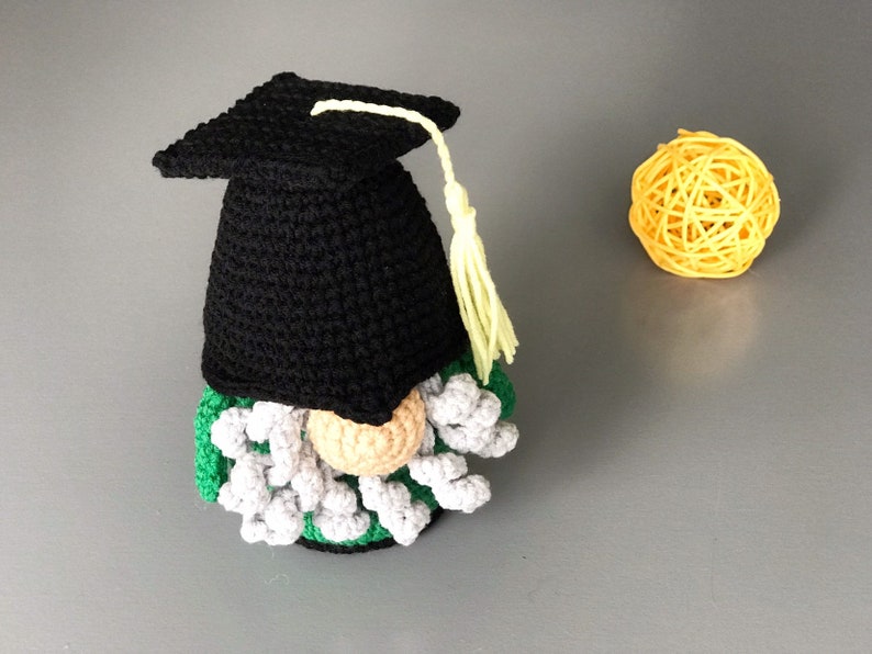 Graduate Gnome Pattern PDF Graduation Diy Gift Alumnus Gnome Graduate ...