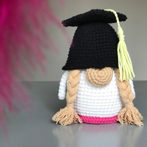 Graduate Gnome Pattern PDF Graduation Diy Gift Alumnus Gnome Graduate ...