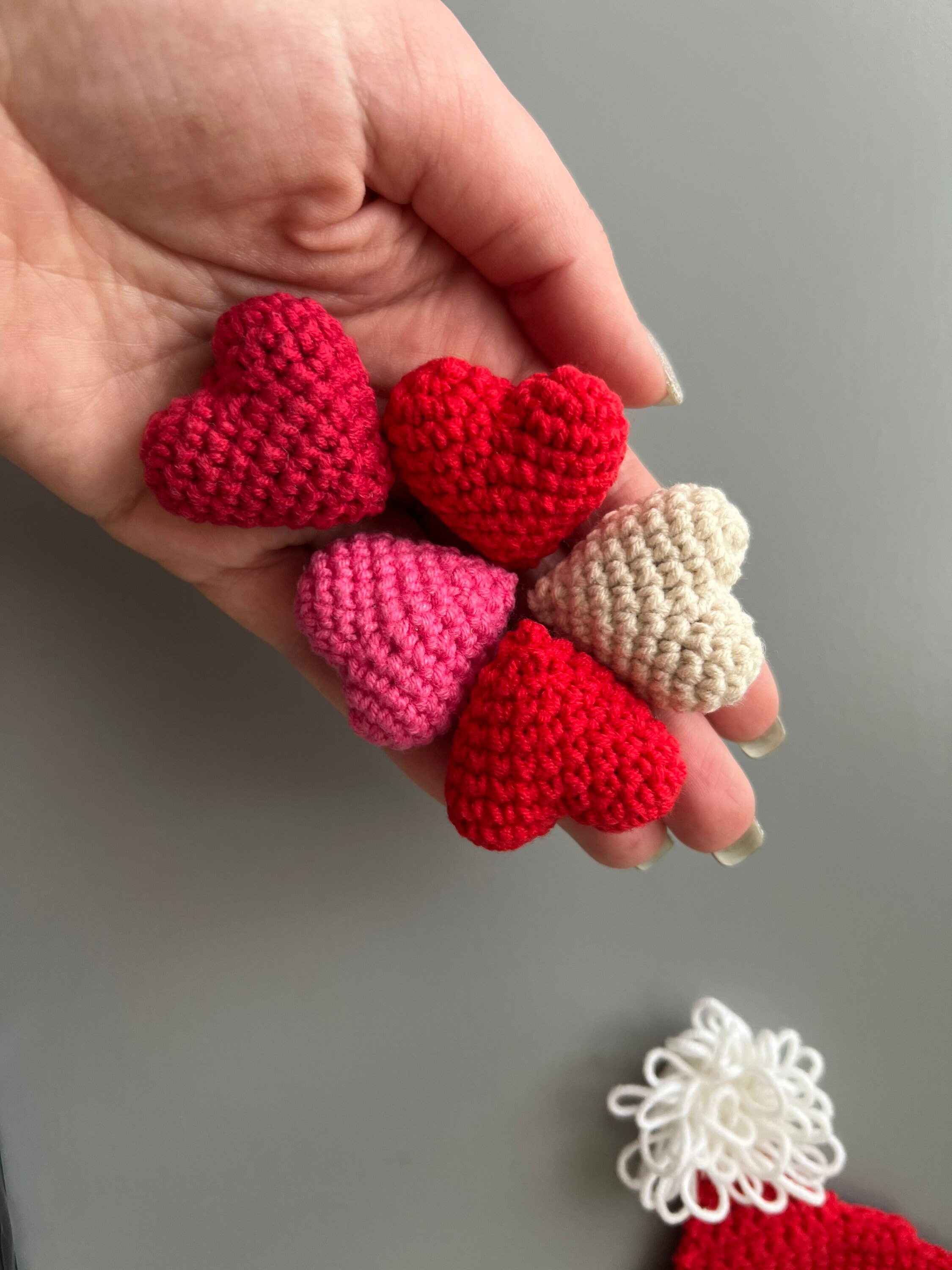 Crochet Valentine Heart Pattern Pattern Crochet Heart Applique - Etsy