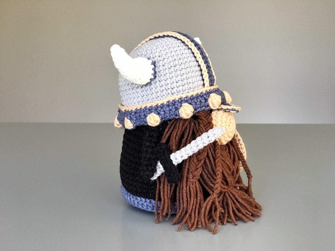 Viking Gnome Crochet Pattern PDF Viking Amigurumi Pattern | Etsy Sweden