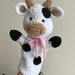 Cow Hand Puppet Pattern PDF Crochet Cow Farm Toys for Puppet Show ...