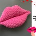 Crochet Giant Lips Pattern PDF Crochet Lips Pillow Pattern Crochet ...