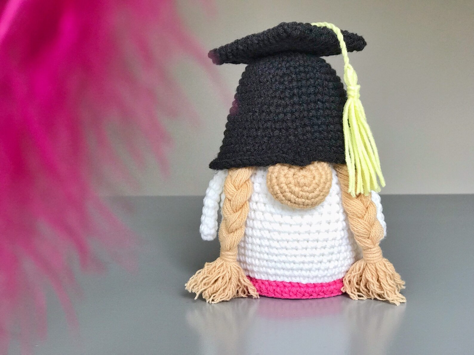 Graduate Gnome Girl Pattern PDF Graduation Crochet Gift | Etsy