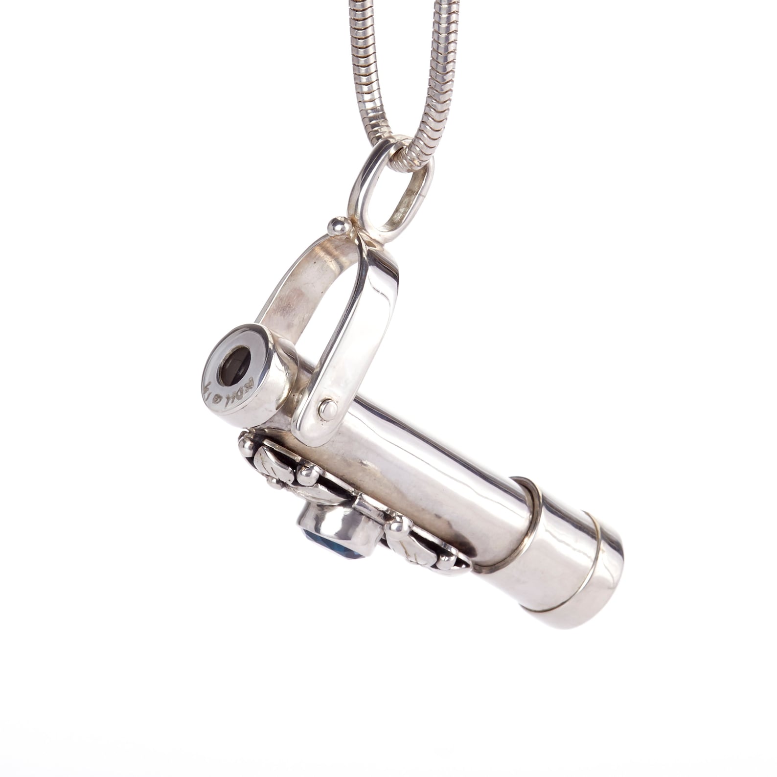 Amethyst Sterling Silver Kaleidoscope Necklace, Tropical Garden ...