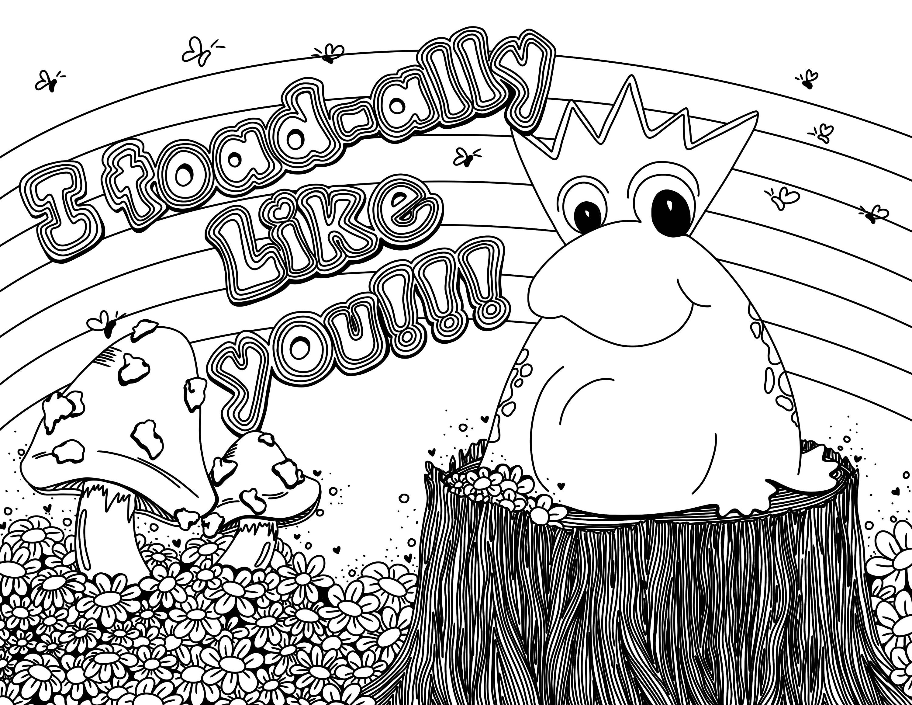 Set of 8 Love Themed Printable Coloring Sheets, Instant Download ...