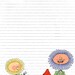 Instant Download and Print Stationary, Printable Wildflower Stationary ...
