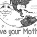Mother Earth Coloring Page, Earth Day Coloring Sheet, Instant Digital ...