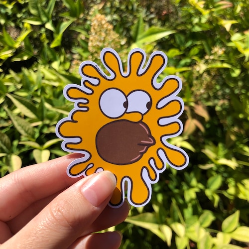 The Simpsons Sticker Homer Simpson Vinyl Sticker Jiggling | Etsy
