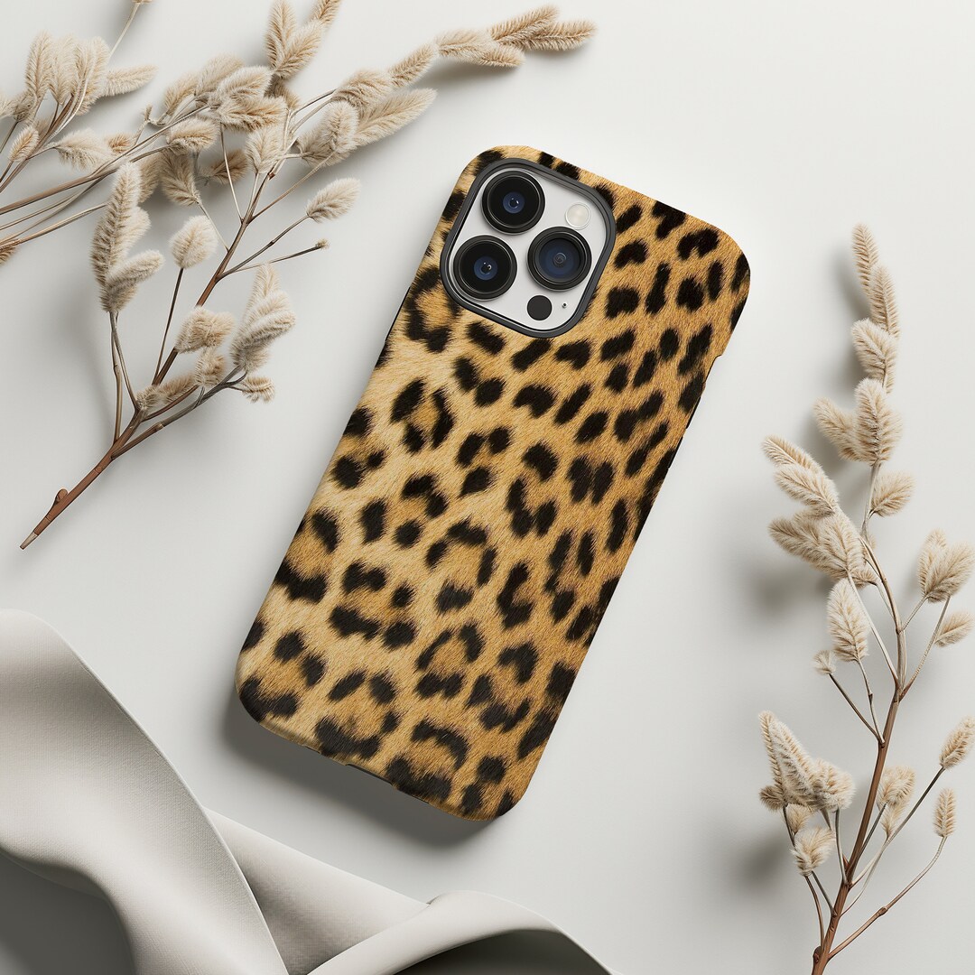 Leopard Trendy Aesthetic Cheetah Phone Case Samsung Galaxy S24 S23 S22 ...