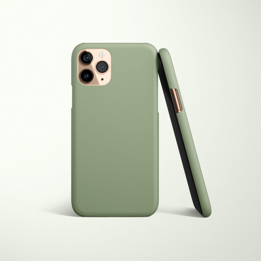 Sage Green Minimalist Aesthetic Tough Phone Case iPhone 16 16e 15 14 13 ...