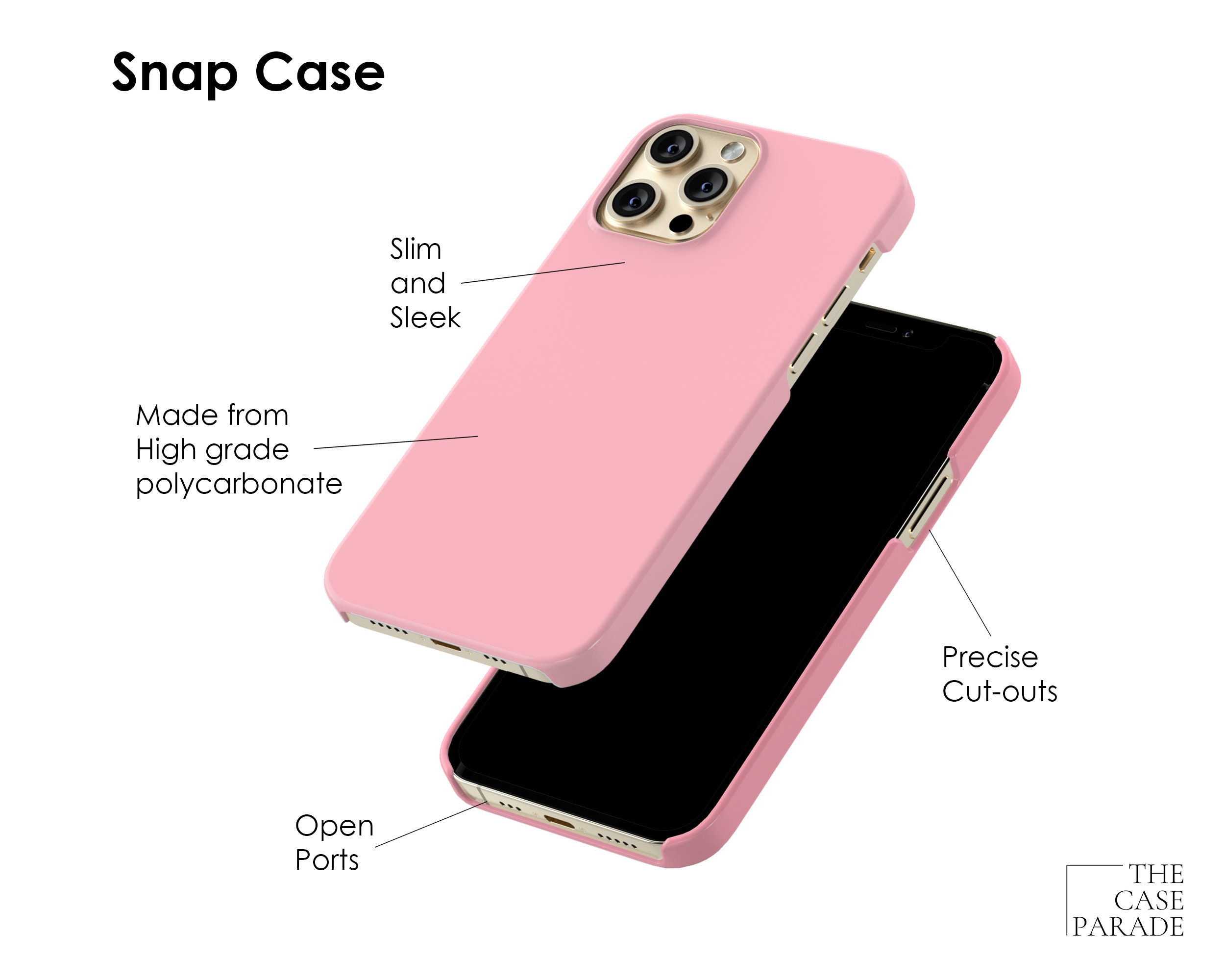 Pastel Pink Matte Minimalist Aesthetic Phone Case for Samsung | Etsy