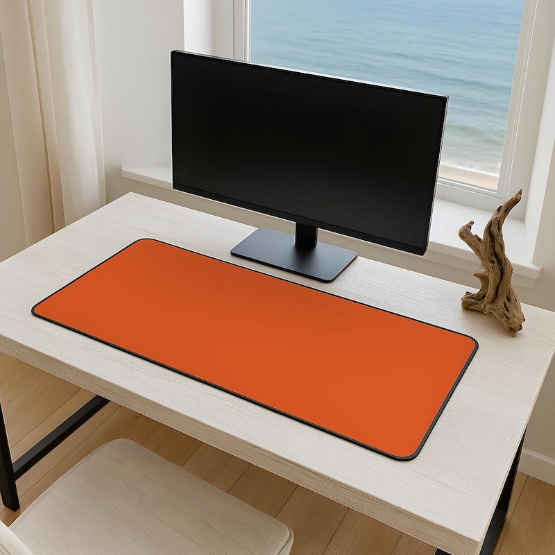 Orange Desk - Etsy