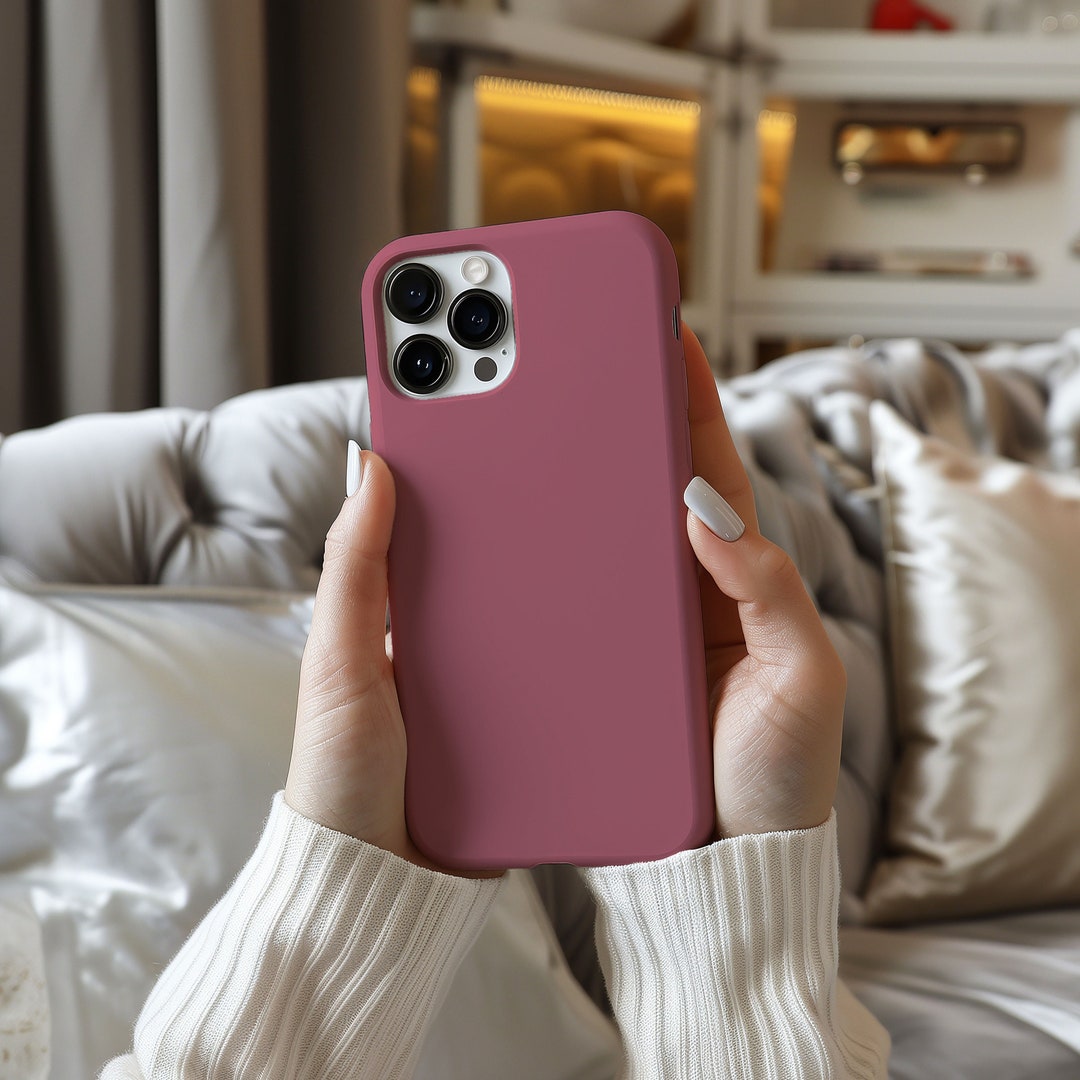Deep Puce Minimalist Aesthetic Tough Phone Case Google Pixel 9 8 7 Pro ...