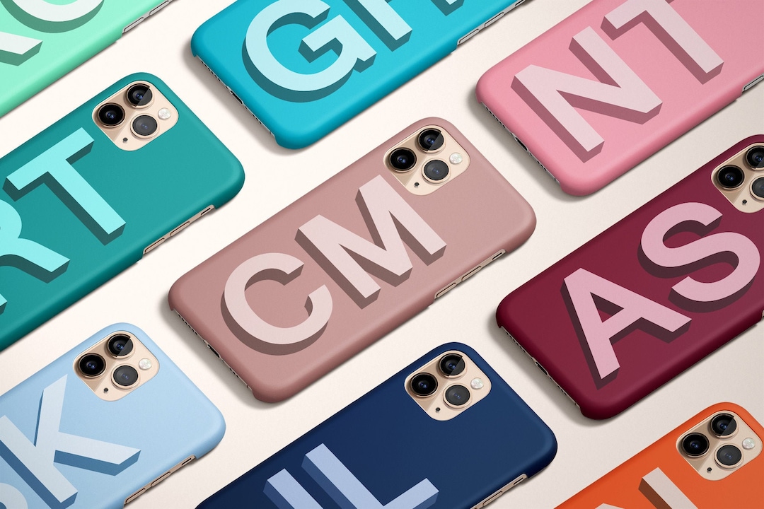 Custom Name Initial Monogram Phone Case, Fathers Day Gift, Samsung ...