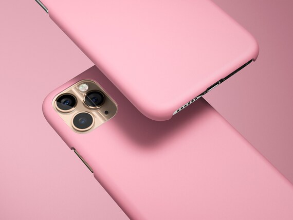 Pastel Pink Matte Minimalist Aesthetic Tough Phone Case for | Etsy