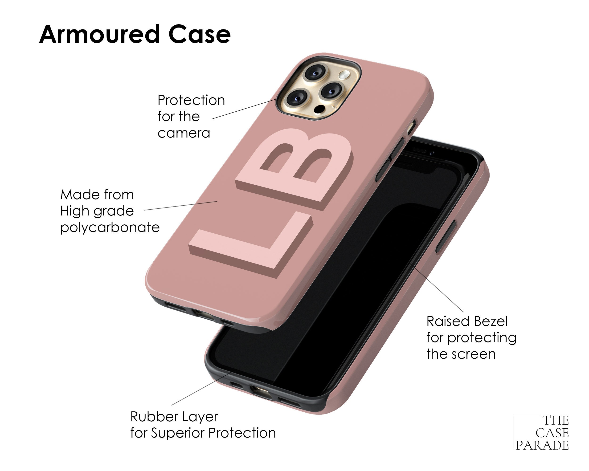 Personalized Custom Initial Monogram Name Phone Case for - Etsy