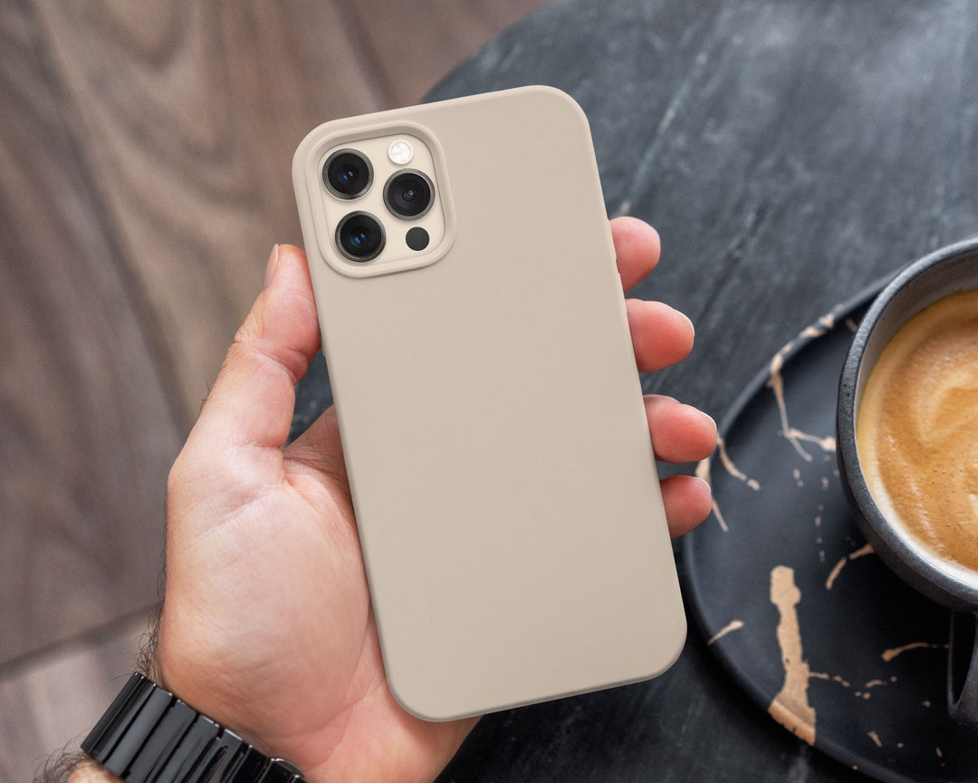 Pastel Beige Matte Minimalist Aesthetic Phone Case iPhone 17 Air 16 16e ...